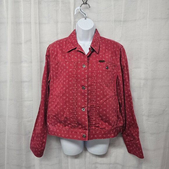 Ralph Lauren | Jackets & Coats | Vintage Ralph Lauren Red Floral Jacket ...